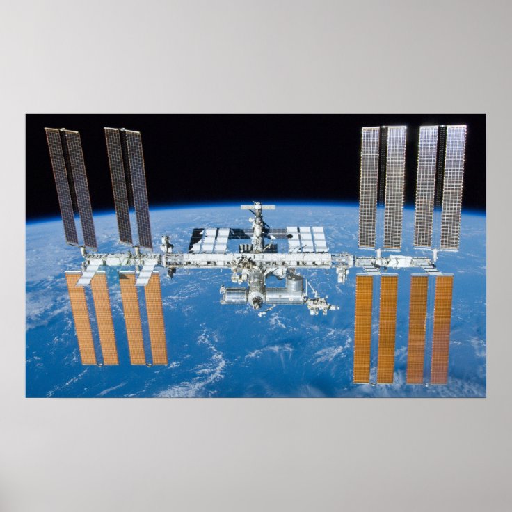 International Space Station 16"x26" poster | Zazzle