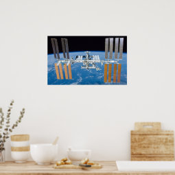 International Space Station 16"x26" poster | Zazzle