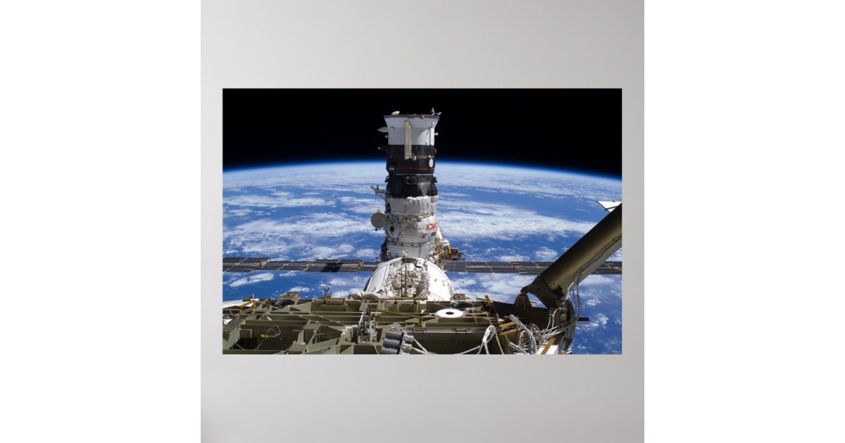 International Space Station (ISS) Poster | Zazzle