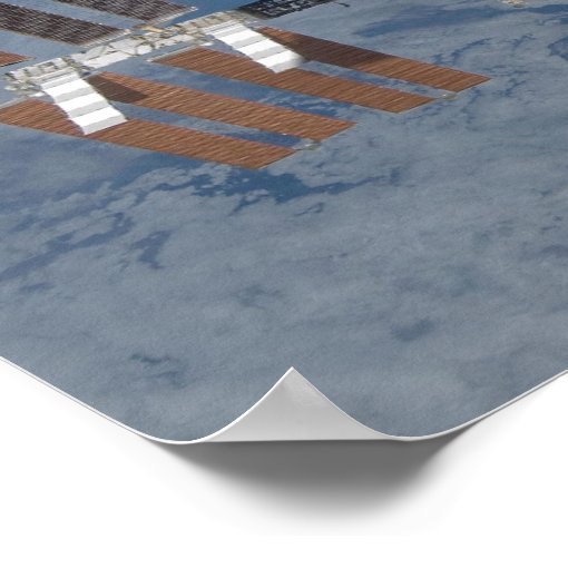 International Space Station ISS Poster | Zazzle