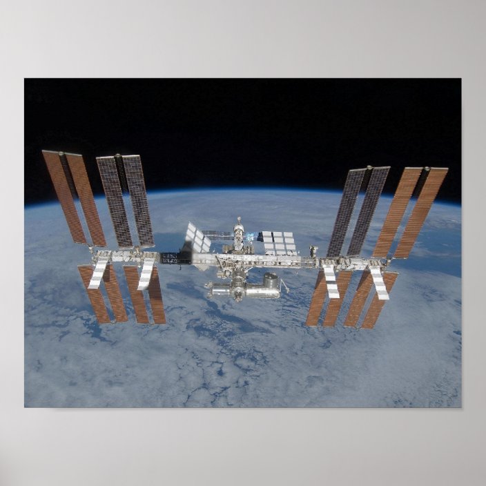 International Space Station ISS Poster | Zazzle.com