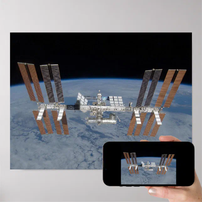 International Space Station ISS Poster | Zazzle