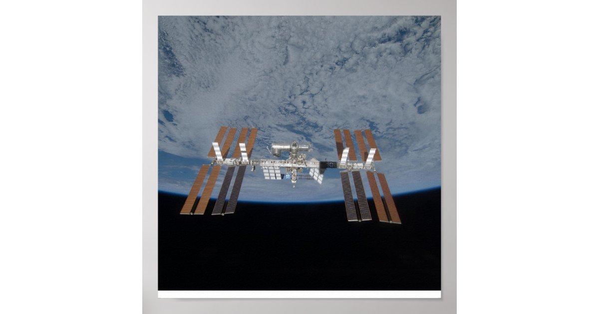 International Space Station Poster | Zazzle