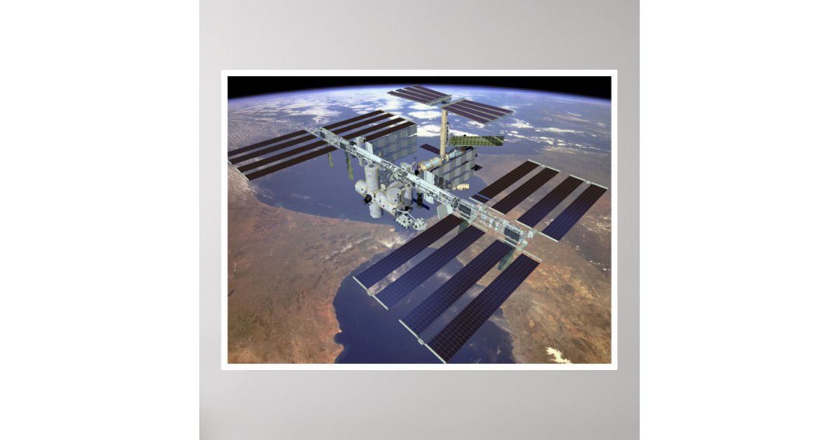 International Space Station Poster | Zazzle
