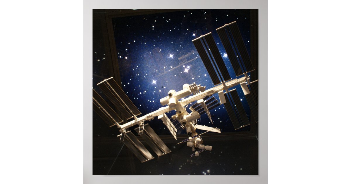 International Space Station Poster | Zazzle
