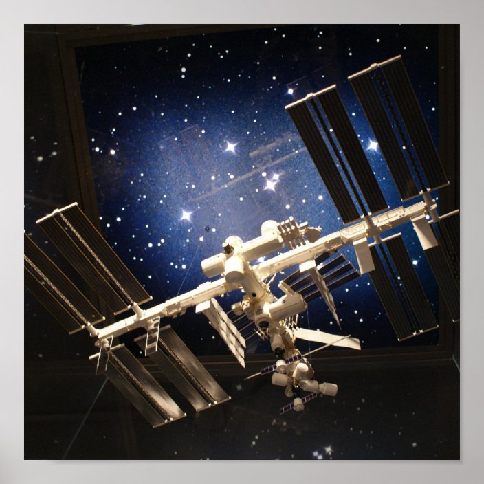 International Space Station Poster | Zazzle.com
