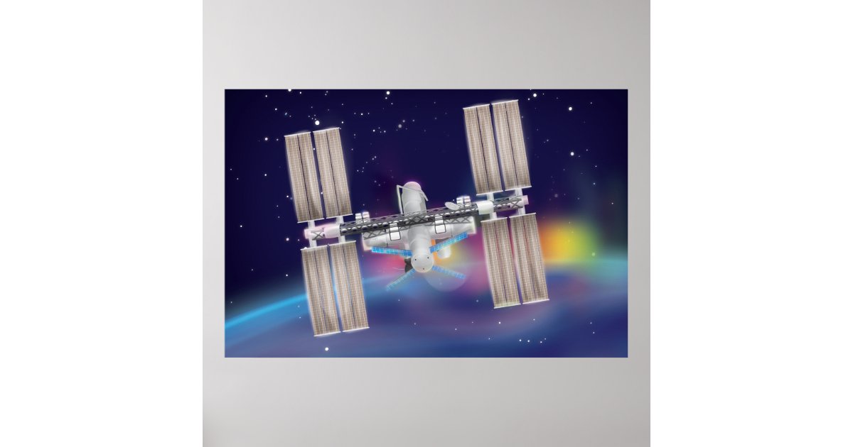 International Space Station Poster | Zazzle