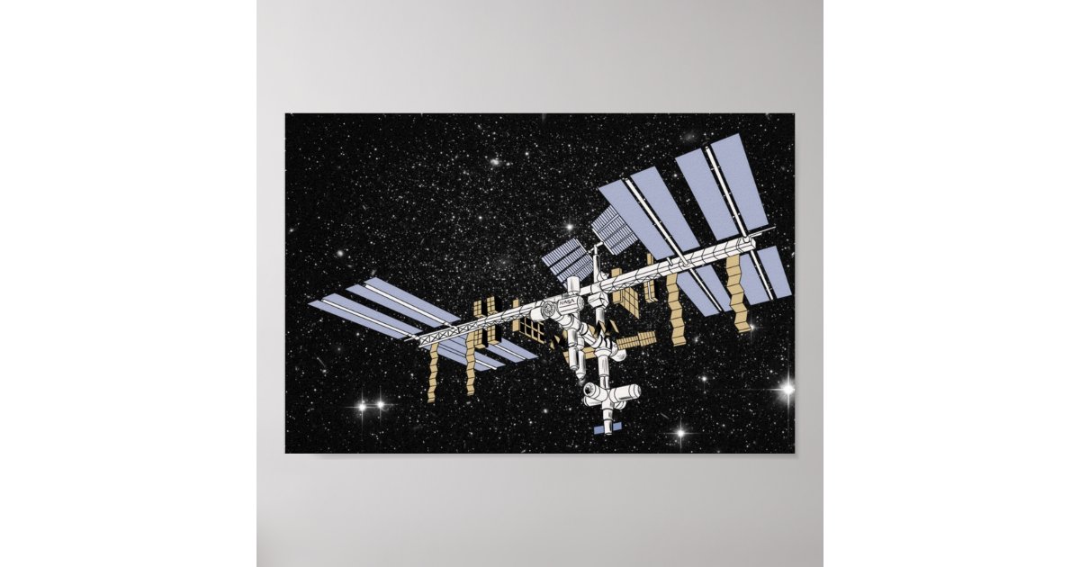 International Space Station Poster | Zazzle