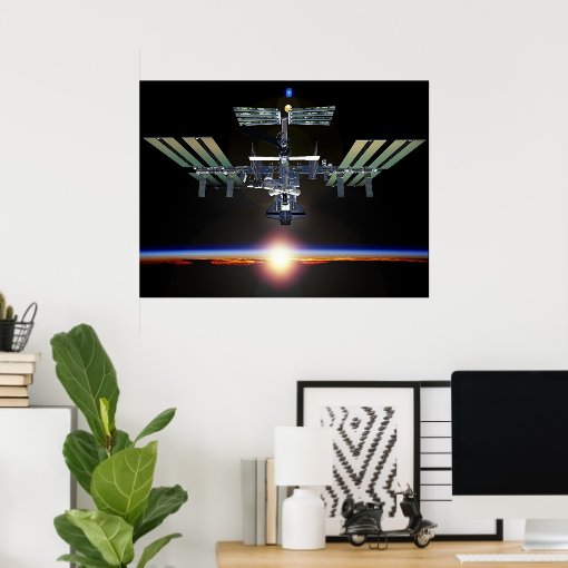 International Space Station Poster | Zazzle