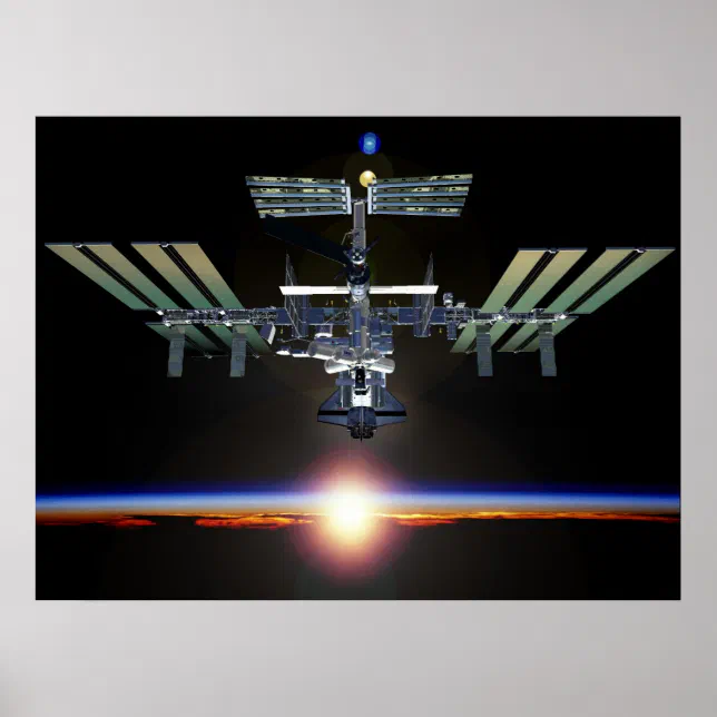 International Space Station Poster | Zazzle