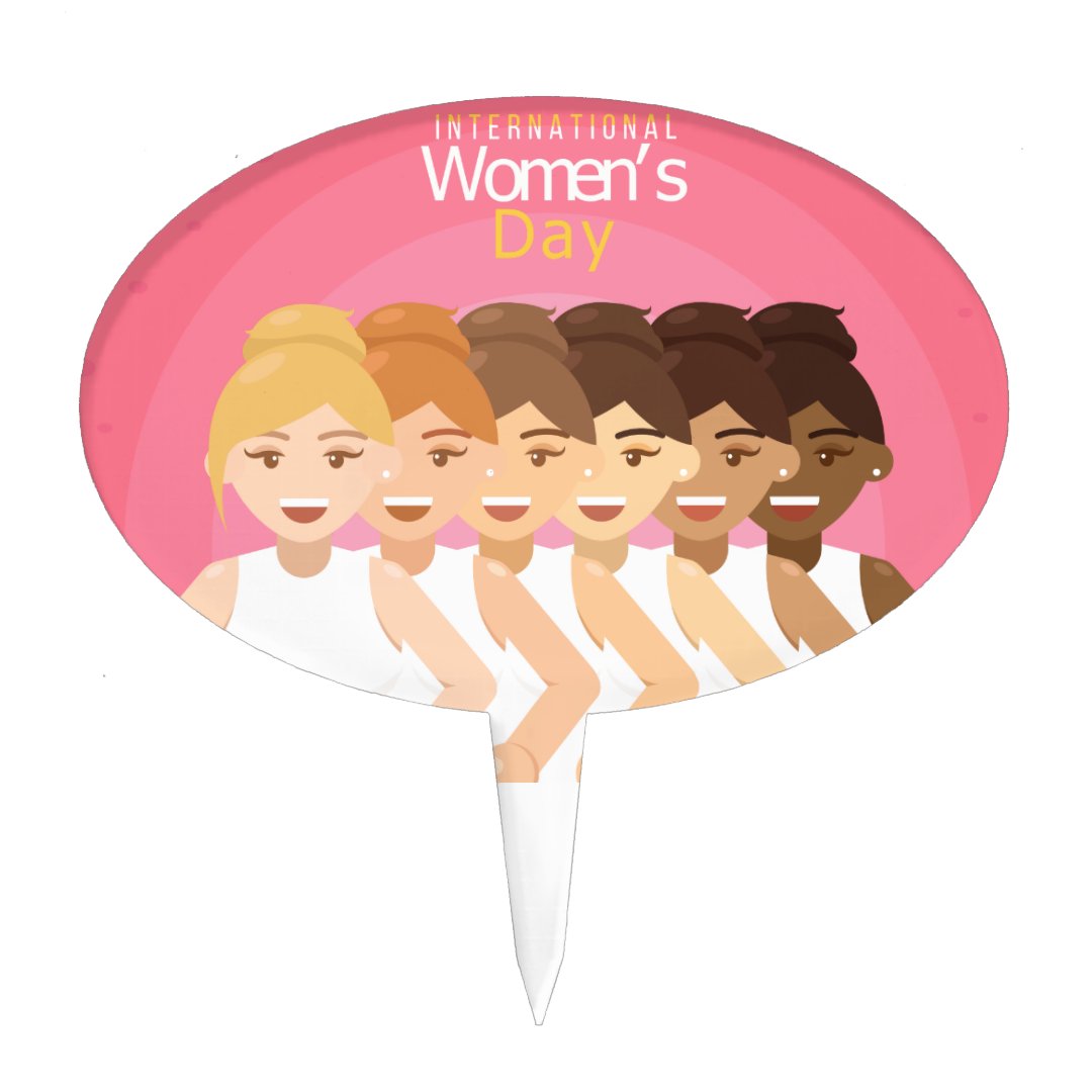 international Womens Day Cake Topper | Zazzle