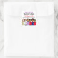 International Women's Day is March 8th Square Sticker | Zazzle