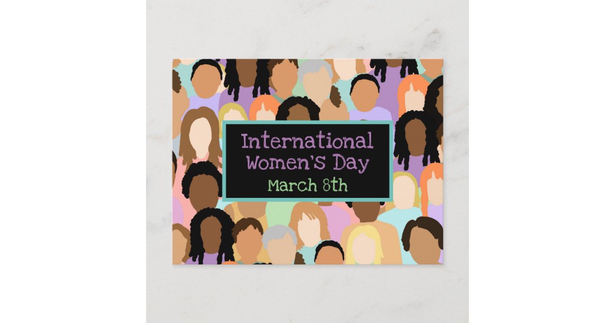 International Women's Day - March 8th Postcard | Zazzle