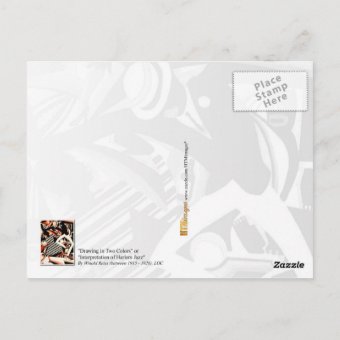 Interpretation of Harlem Jazz Postcard | Zazzle