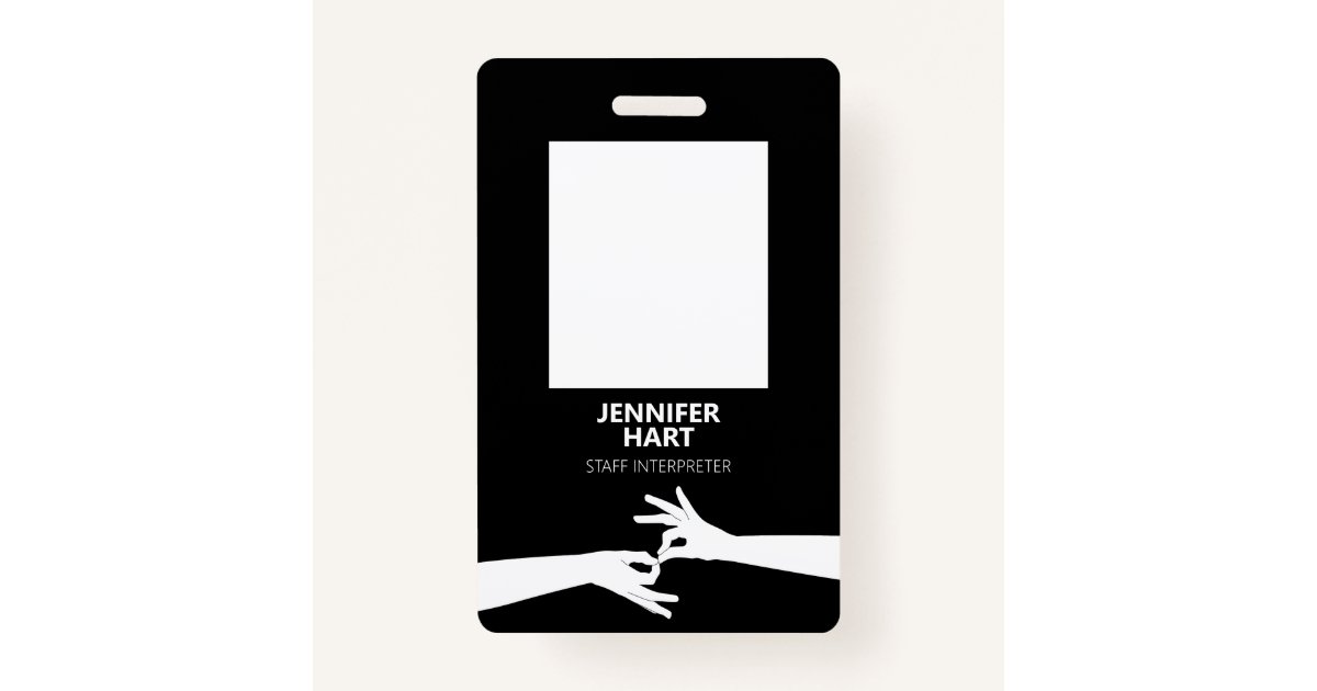 Interpreter Badge | Zazzle