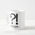 Interrobang Grammar Mug Funny English Gifts | Zazzle