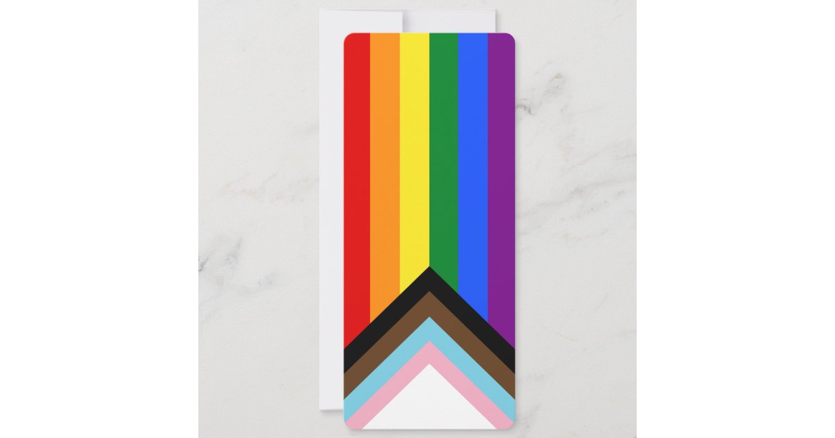 Intersection Gay Pride Rainbow Flag Bookmark | Zazzle