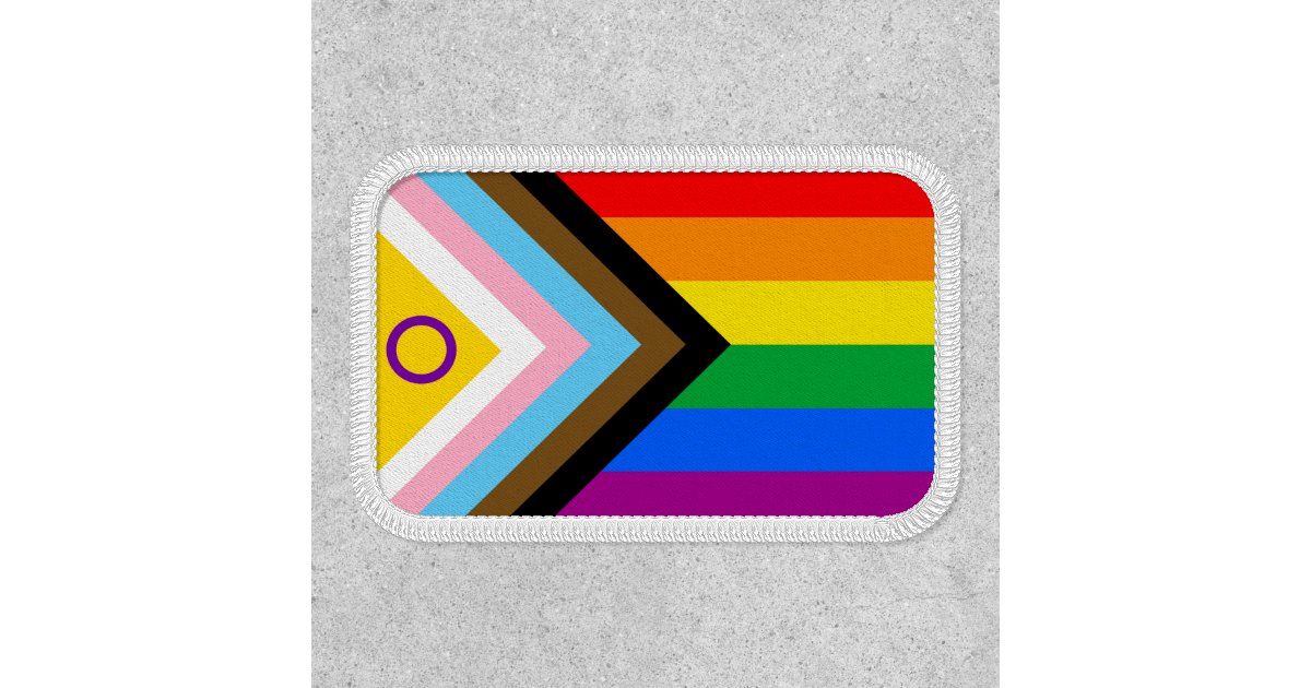 Intersex Inclusive Progress Pride Patch | Zazzle