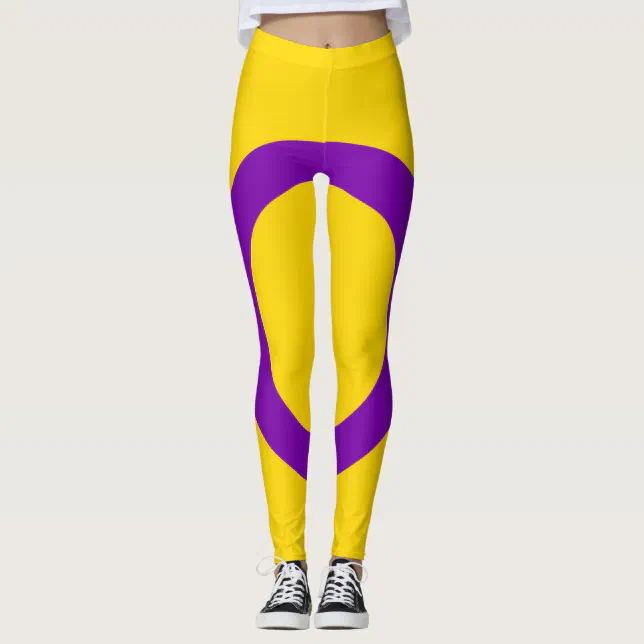Intersex Pride Flag Leggings Zazzle