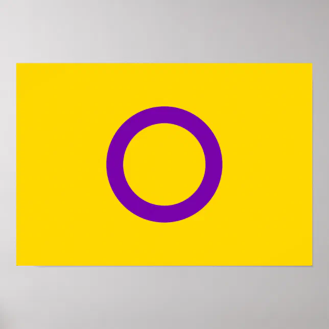 Intersex Pride flag Poster | Zazzle