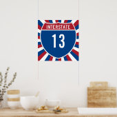Interstate 13 poster | Zazzle