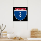 Interstate 3 poster | Zazzle