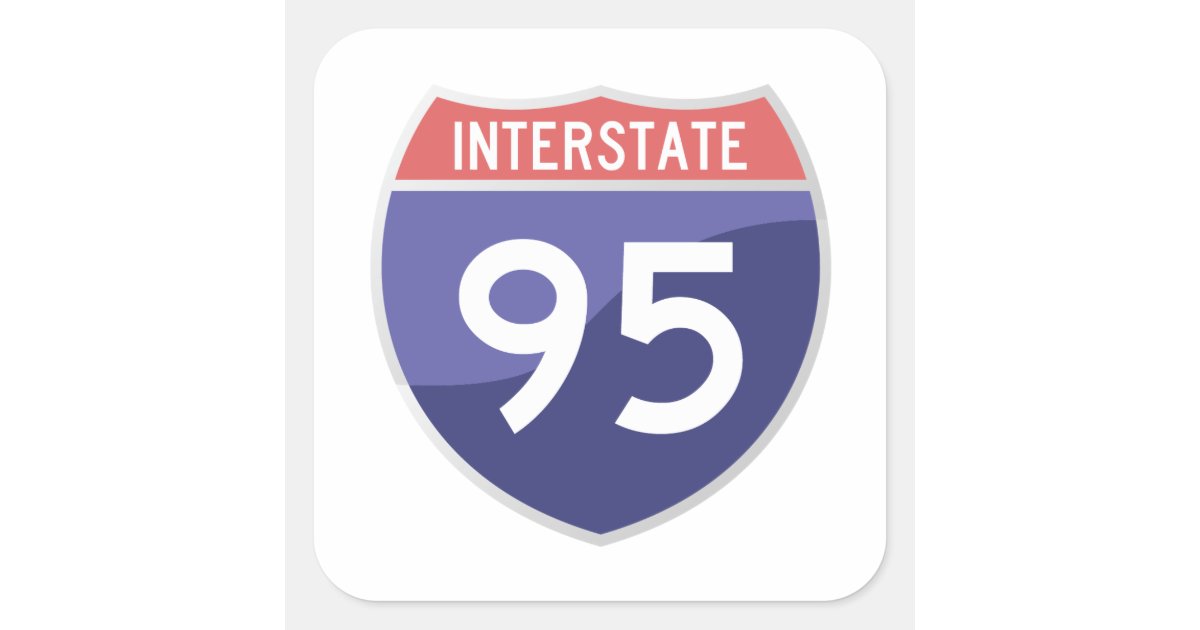 Interstate 95 (I-95) Sticker | Zazzle
