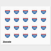 Interstate Sign 285 - Georgia Classic Round Sticker | Zazzle