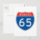 Interstate Sign 65 Postcard | Zazzle