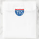 Interstate Sign 710 - California Square Sticker | Zazzle