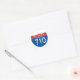 Interstate Sign 710 - California Square Sticker | Zazzle