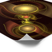 Intimate Connection Abstract Art Poster | Zazzle