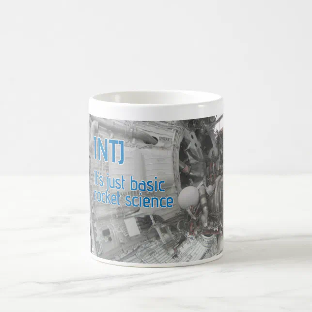 INTJ "It's just basic rocket science" Mug | Zazzle