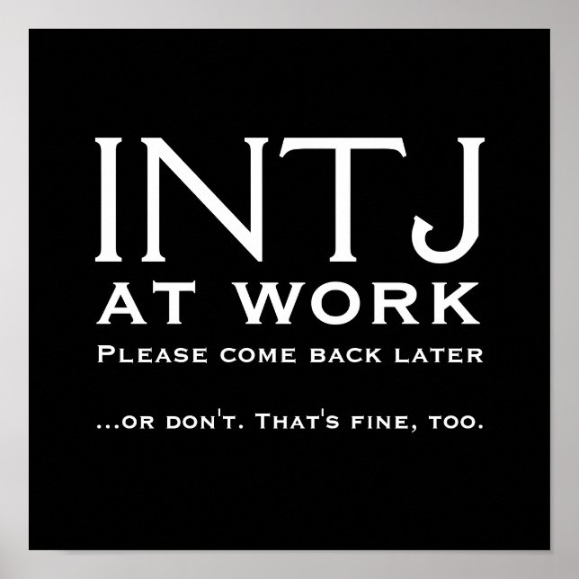 Intj Motivational Posters