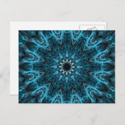 intricate snowflake postcard | Zazzle