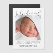 Introducing Baby Photo Birth Announcement | Zazzle