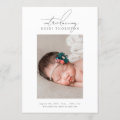introducing frame photo baby birth announcement | Zazzle