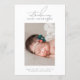 introducing frame photo baby birth announcement | Zazzle