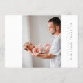 introducing frame photo baby birth announcement | Zazzle
