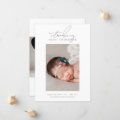 introducing frame photo baby birth announcement | Zazzle