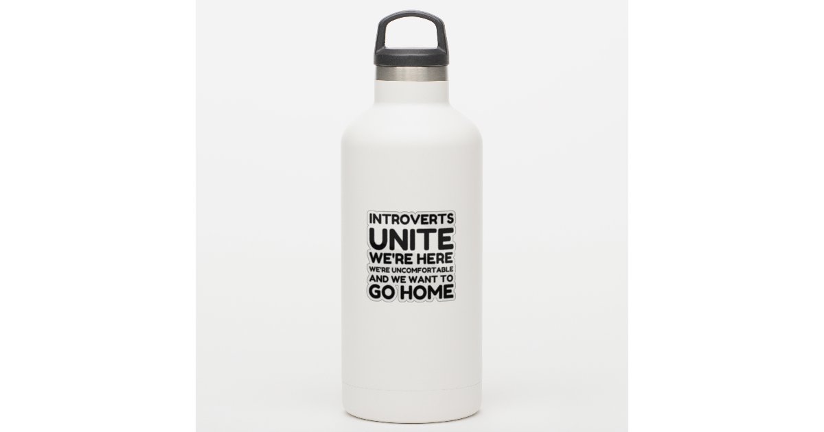 Introverts Unite Sticker | Zazzle