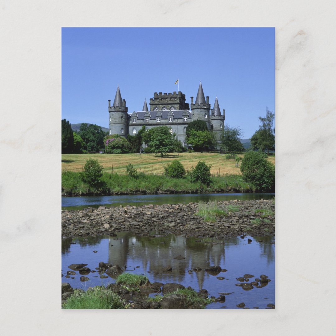 Inverary Castle, Strathclyde, Scotland Postcard | Zazzle