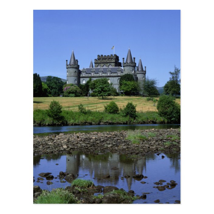 Inverary Castle, Strathclyde, Scotland Postcard | Zazzle.com