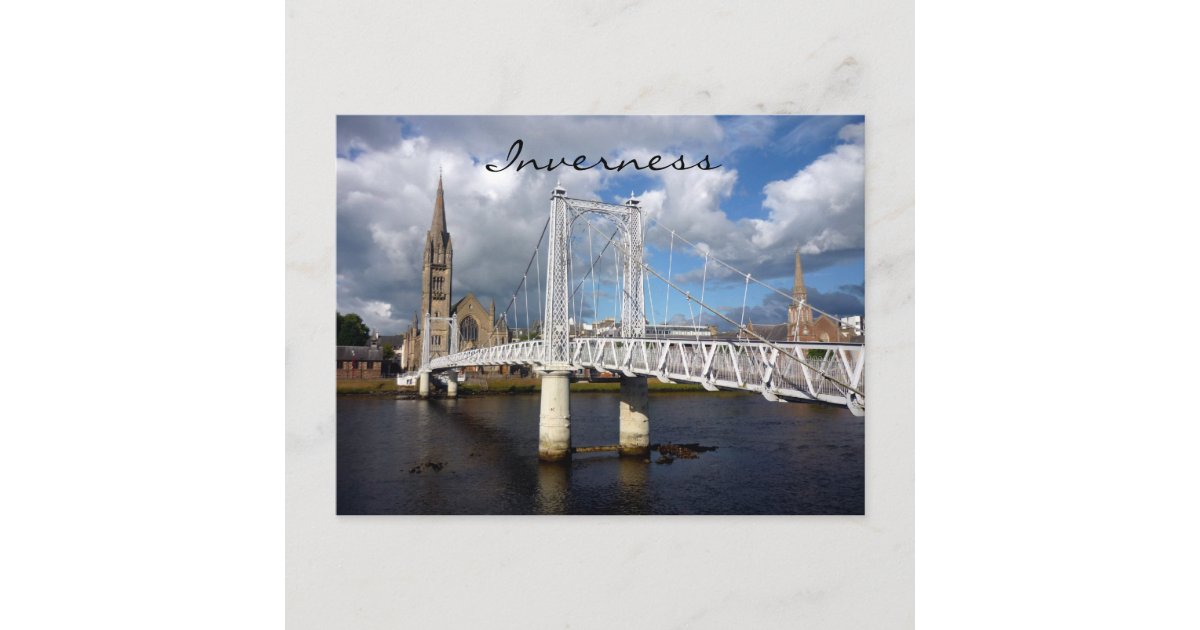 inverness bridge postcard | Zazzle