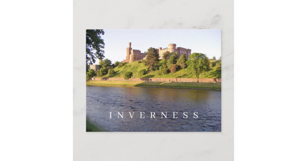 Inverness Castle view postcard | Zazzle
