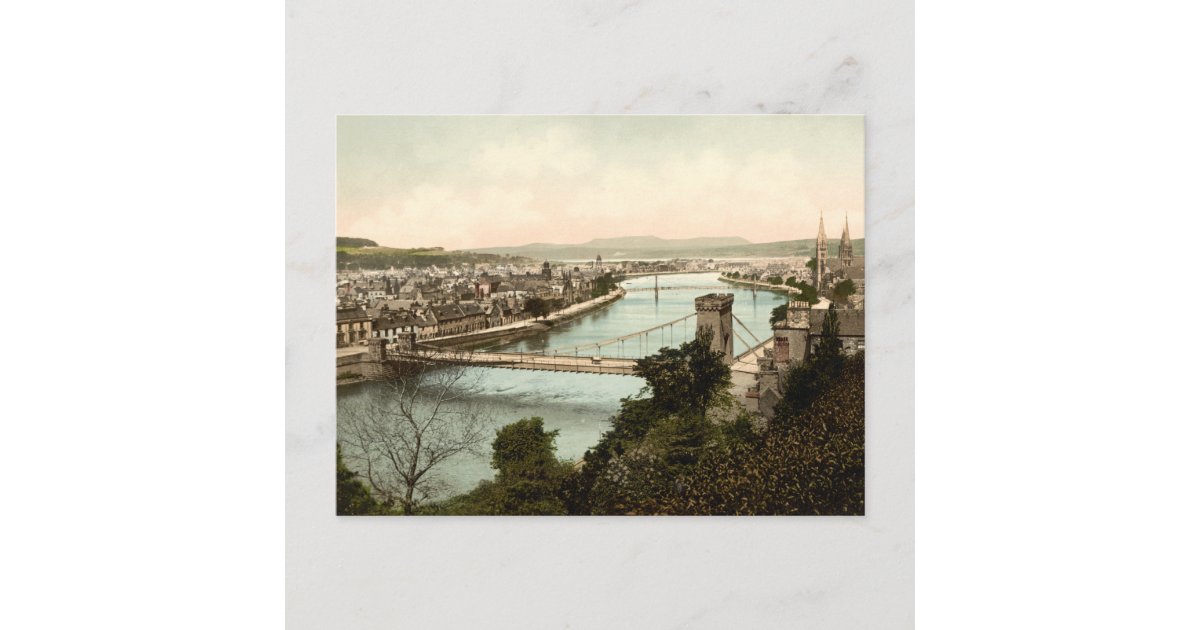 Inverness from the Castle, Scotland Postcard | Zazzle