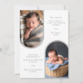Inverted Arch Hello World Photo Birth Announcement | Zazzle