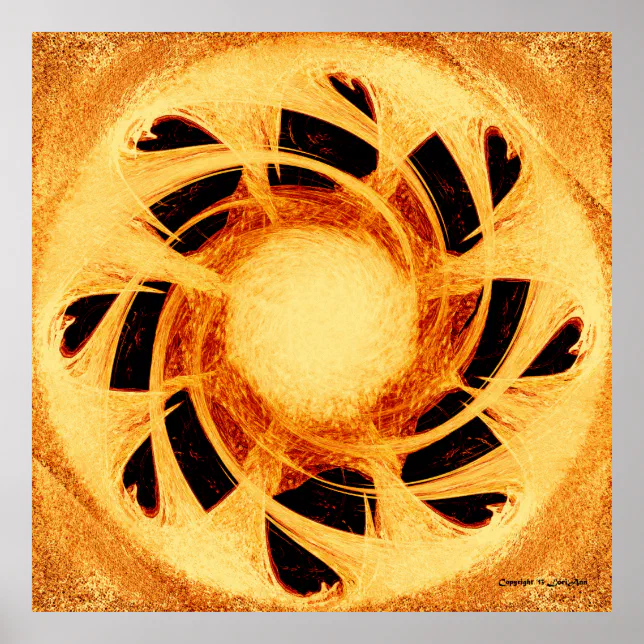 Inverted Flare Poster | Zazzle