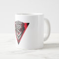 Inverted Red Triangle keffiyeh Giant Coffee Mug | Zazzle