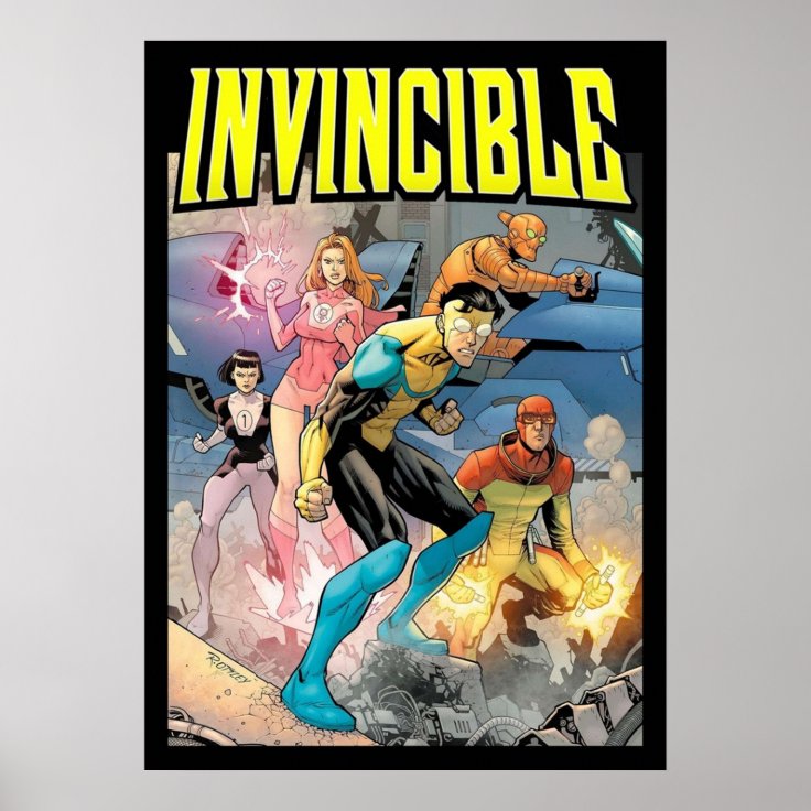 invincible cartoon poster | Zazzle